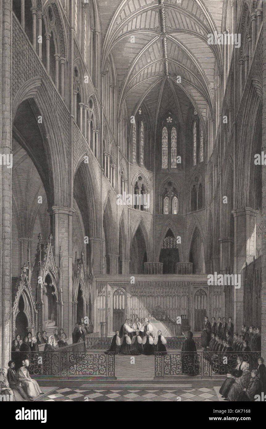 Consecration of westminster abbey hi-res stock photography and images ...