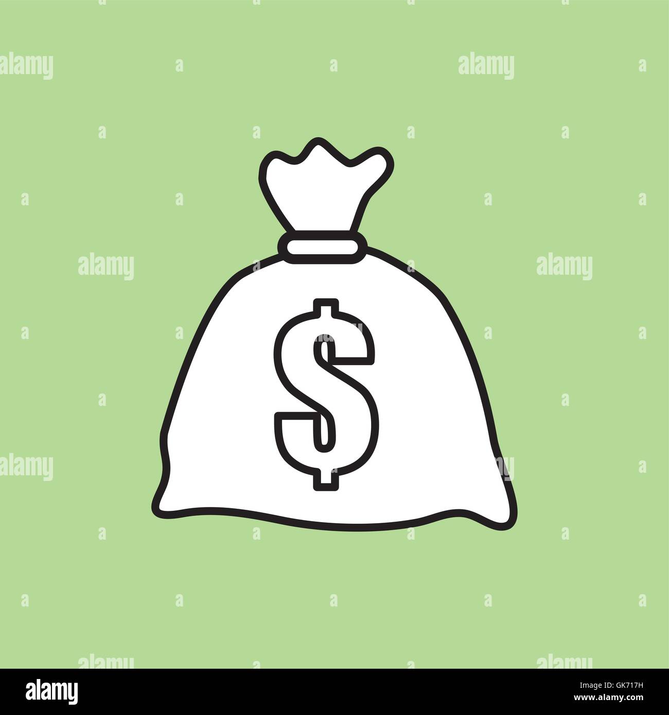 Money bag design , vector illustration Stock Vector Image & Art - Alamy