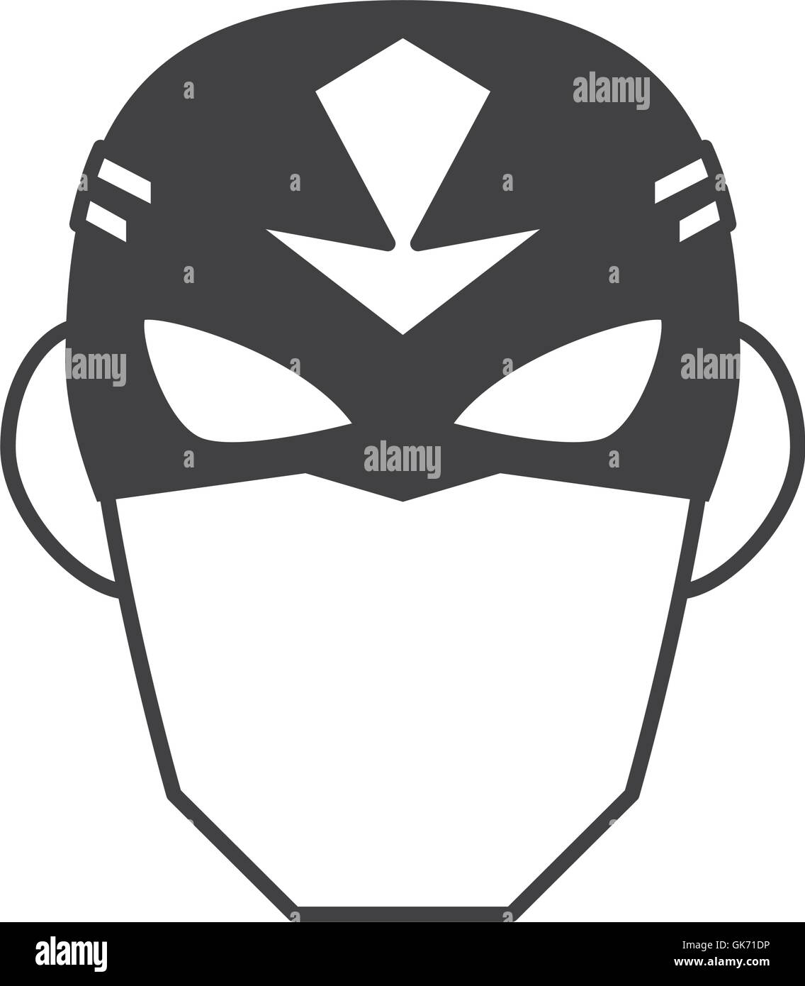 superhero superman mask face design Stock Vector Image & Art - Alamy