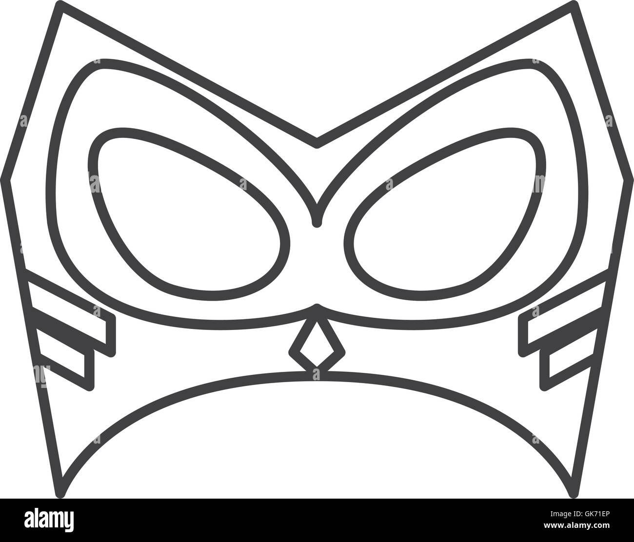 superhero superman mask design Stock Vector Image & Art - Alamy