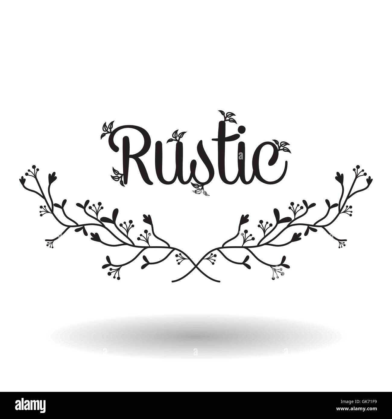 Rustic icon design Stock Vector Image & Art - Alamy