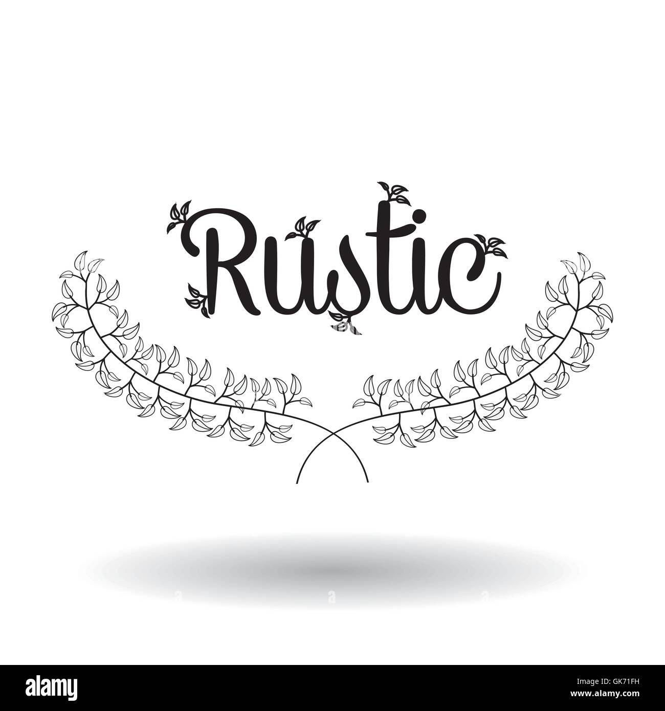 Rustic icon design Stock Vector Image & Art - Alamy