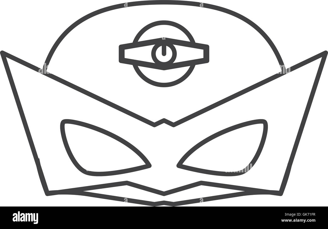 superhero superman mask design Stock Vector Image & Art - Alamy