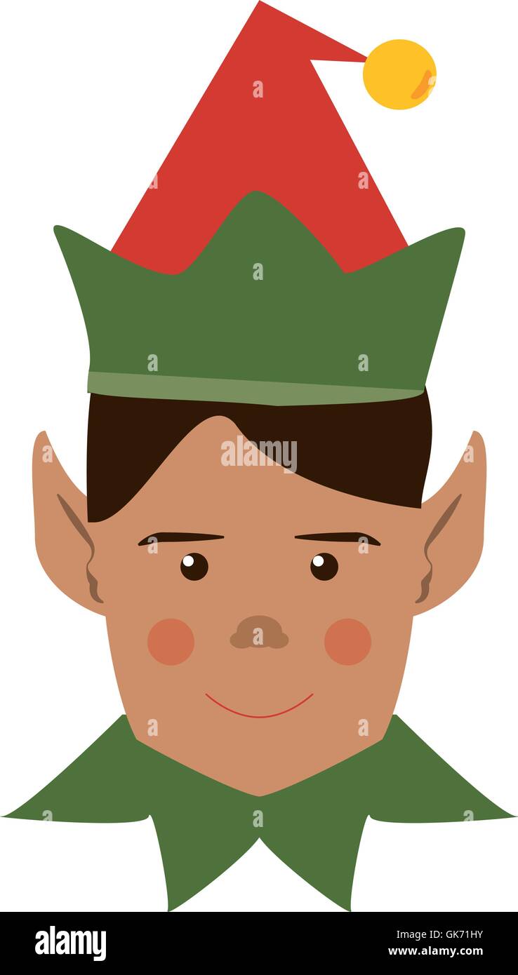 elf merry chistmas design Stock Vector Image & Art - Alamy