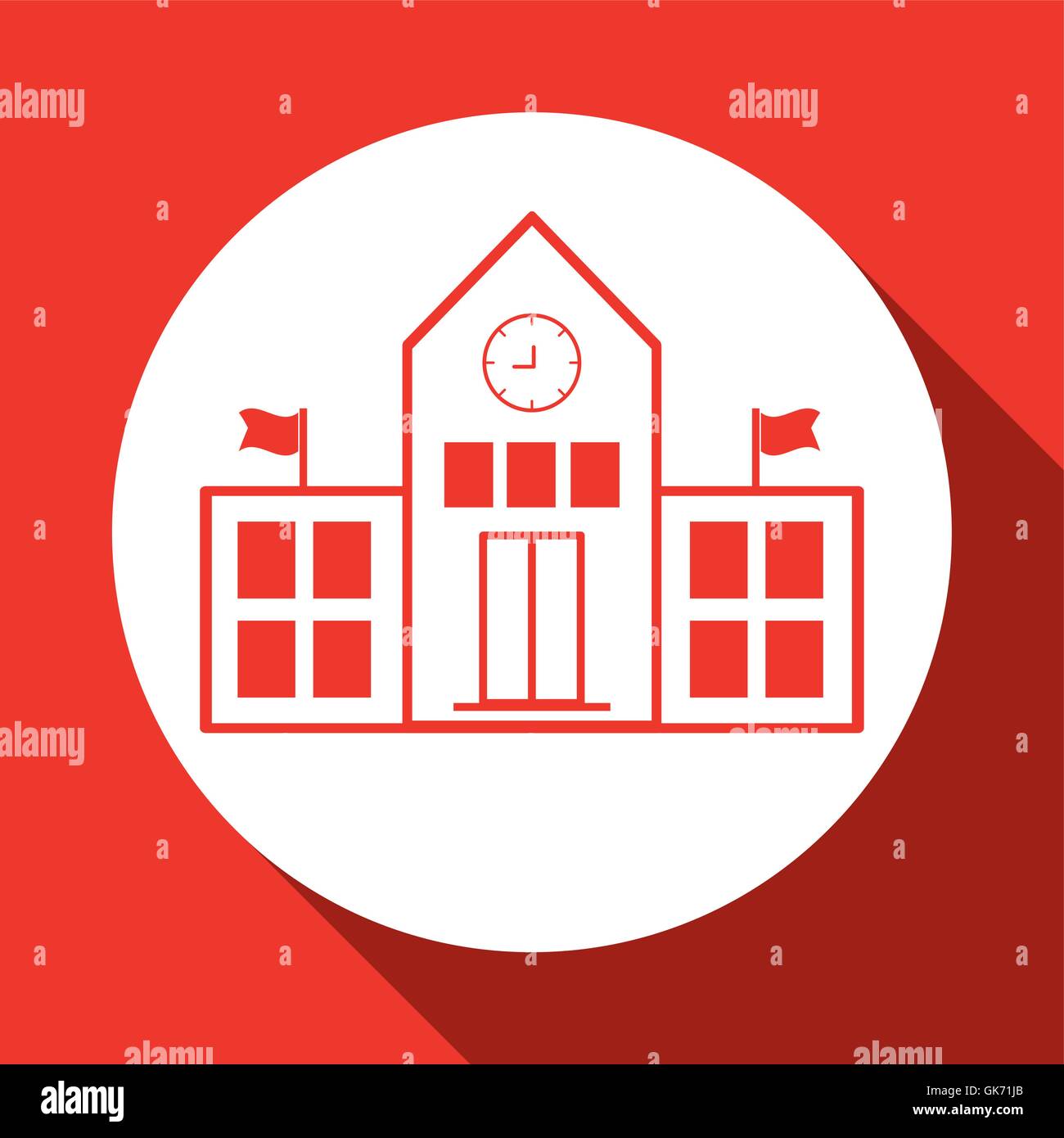 School building design , vector illustration Stock Vector Image & Art ...