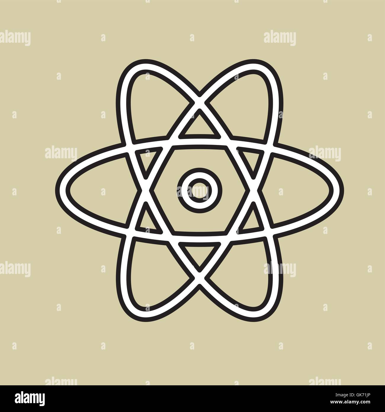 atom icon design , vector illustration Stock Vector Image & Art - Alamy