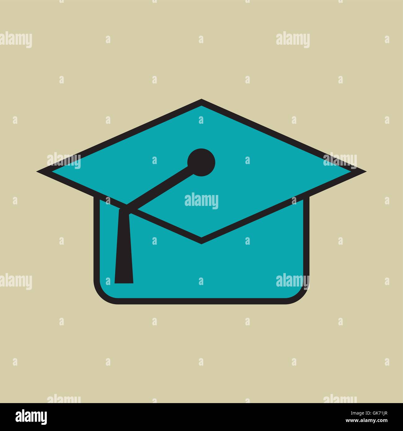 graduation cap design , vector illustration Stock Vector Image & Art ...