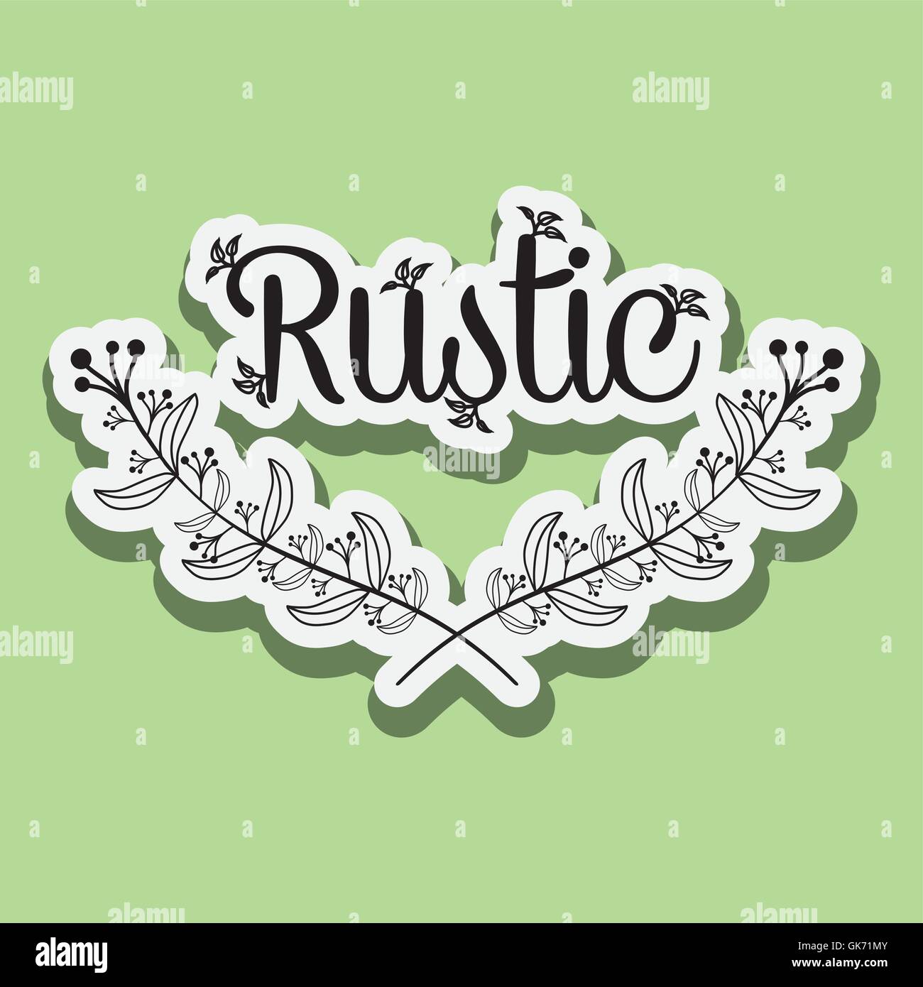 Rustic icon design , vector illustration Stock Vector Image & Art - Alamy