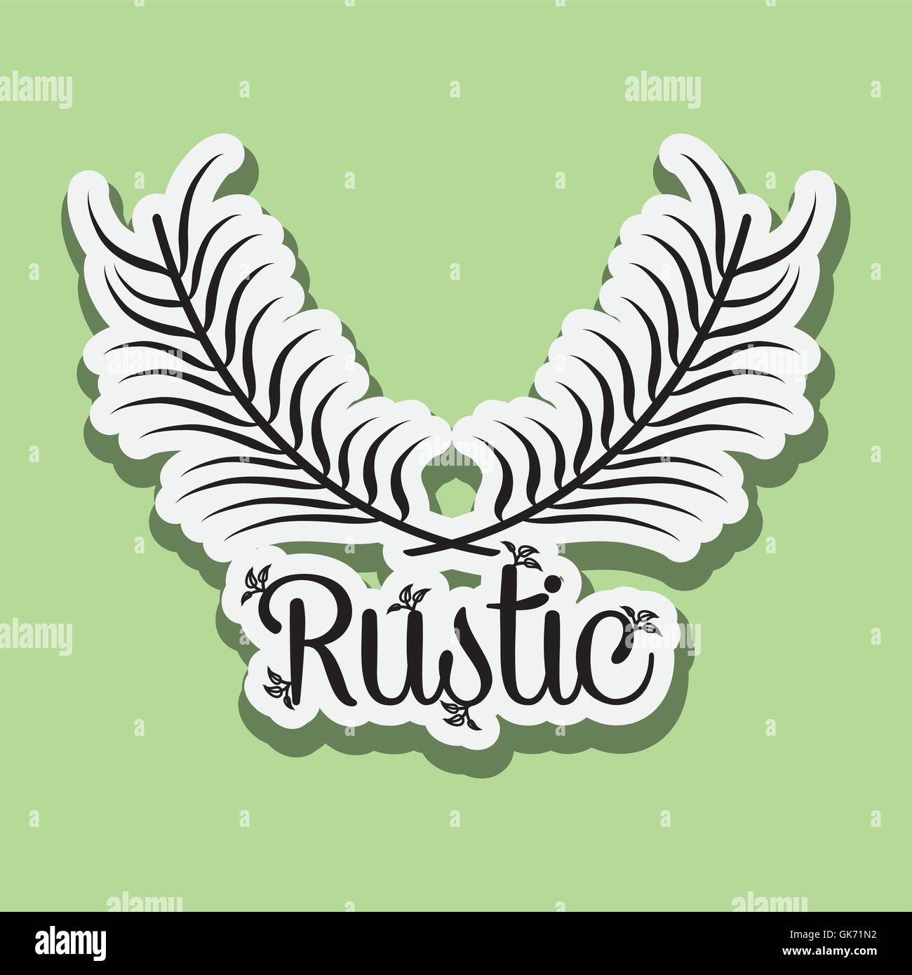 Rustic icon design , vector illustration Stock Vector Image & Art - Alamy