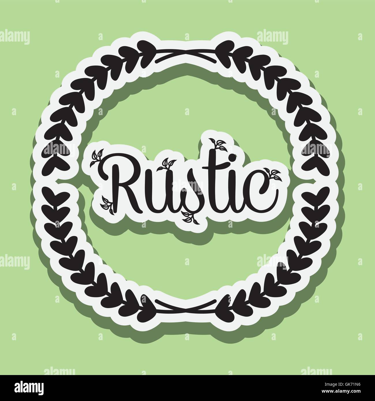 Rustic icon design , vector illustration Stock Vector Image & Art - Alamy