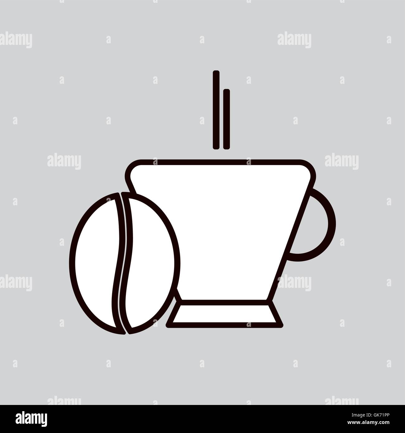 coffee mug design , vector illustration Stock Vector Image & Art - Alamy