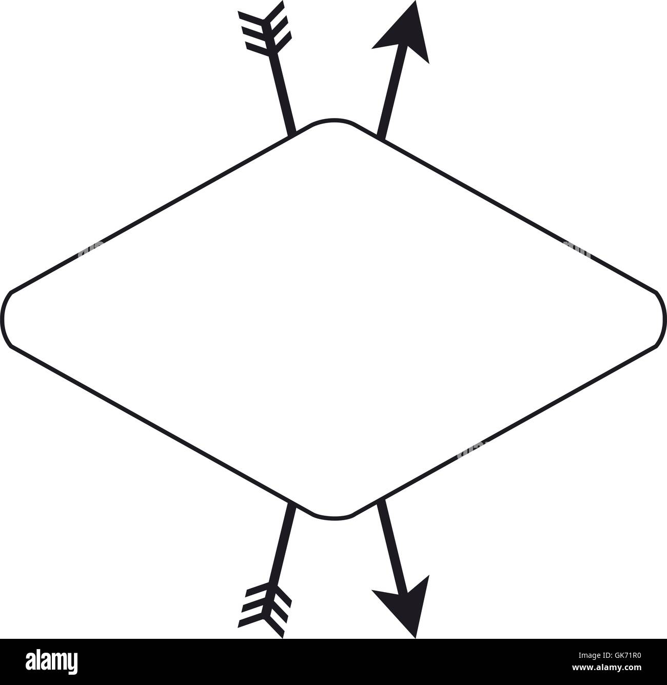 label frame arrow vintage design Stock Vector Image & Art - Alamy