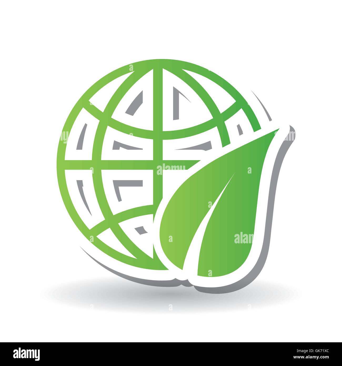 eco leaf design Stock Vector Image & Art - Alamy