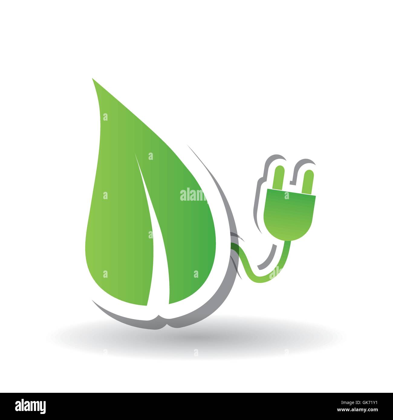 eco leaf design Stock Vector Image & Art - Alamy