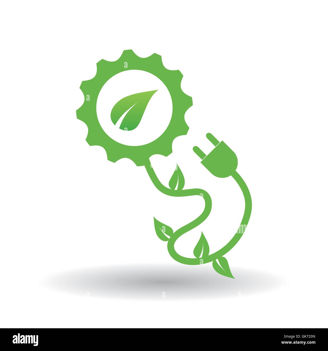 eco leaf design Stock Vector Image & Art - Alamy