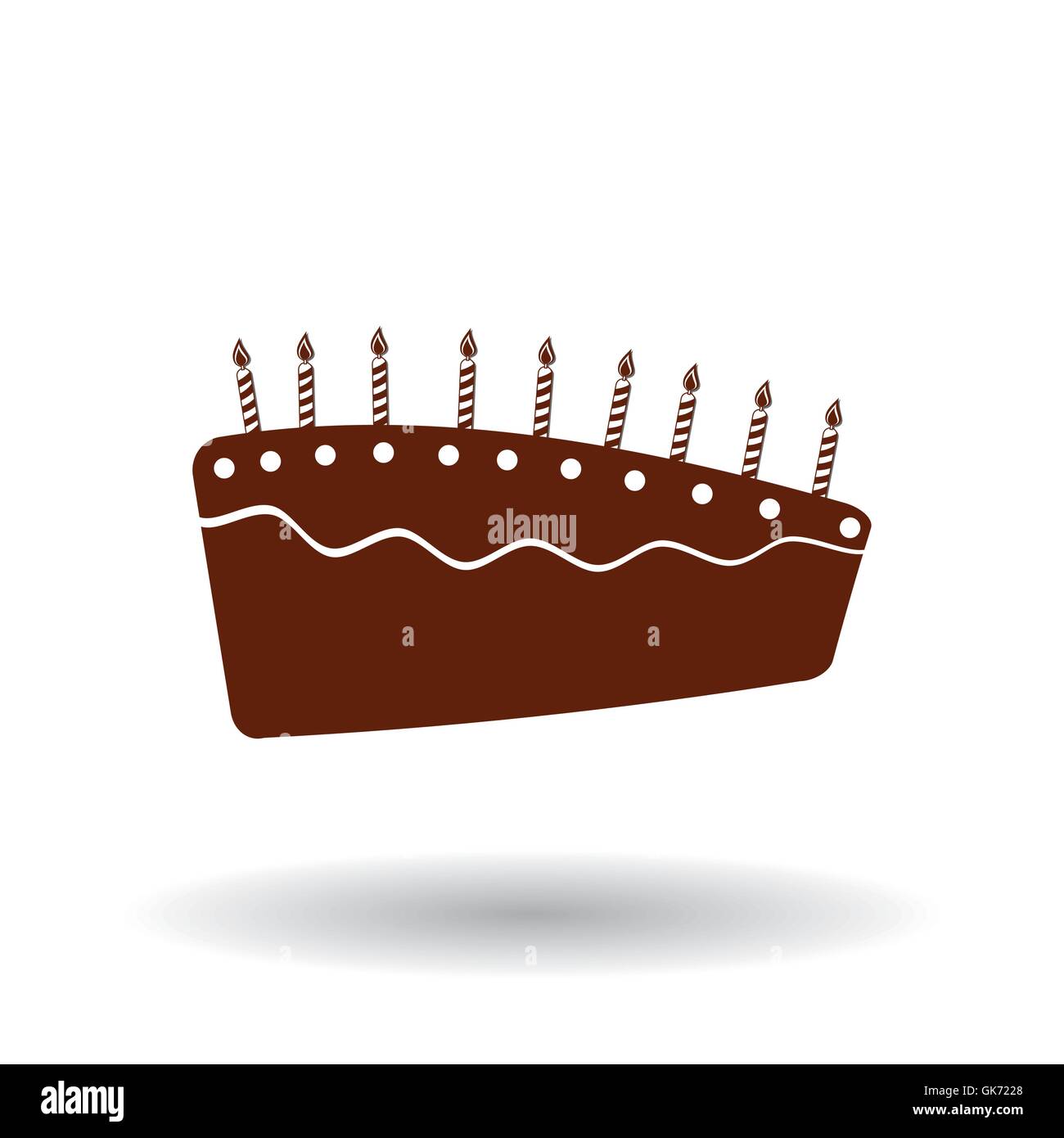 cake icon design Stock Vector Image & Art - Alamy