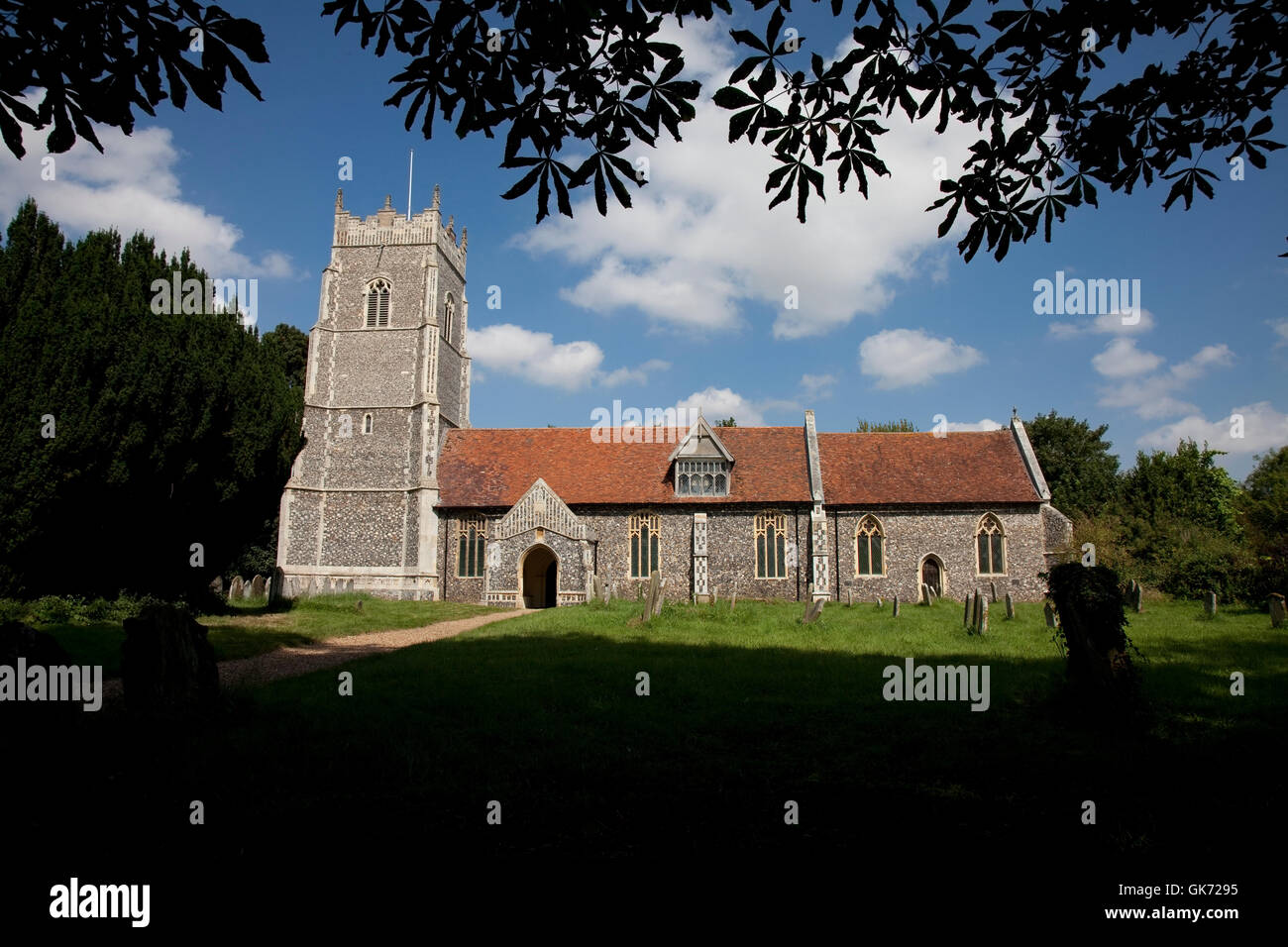 St Mary church Helmingham Suffolk Stock Photo - Alamy