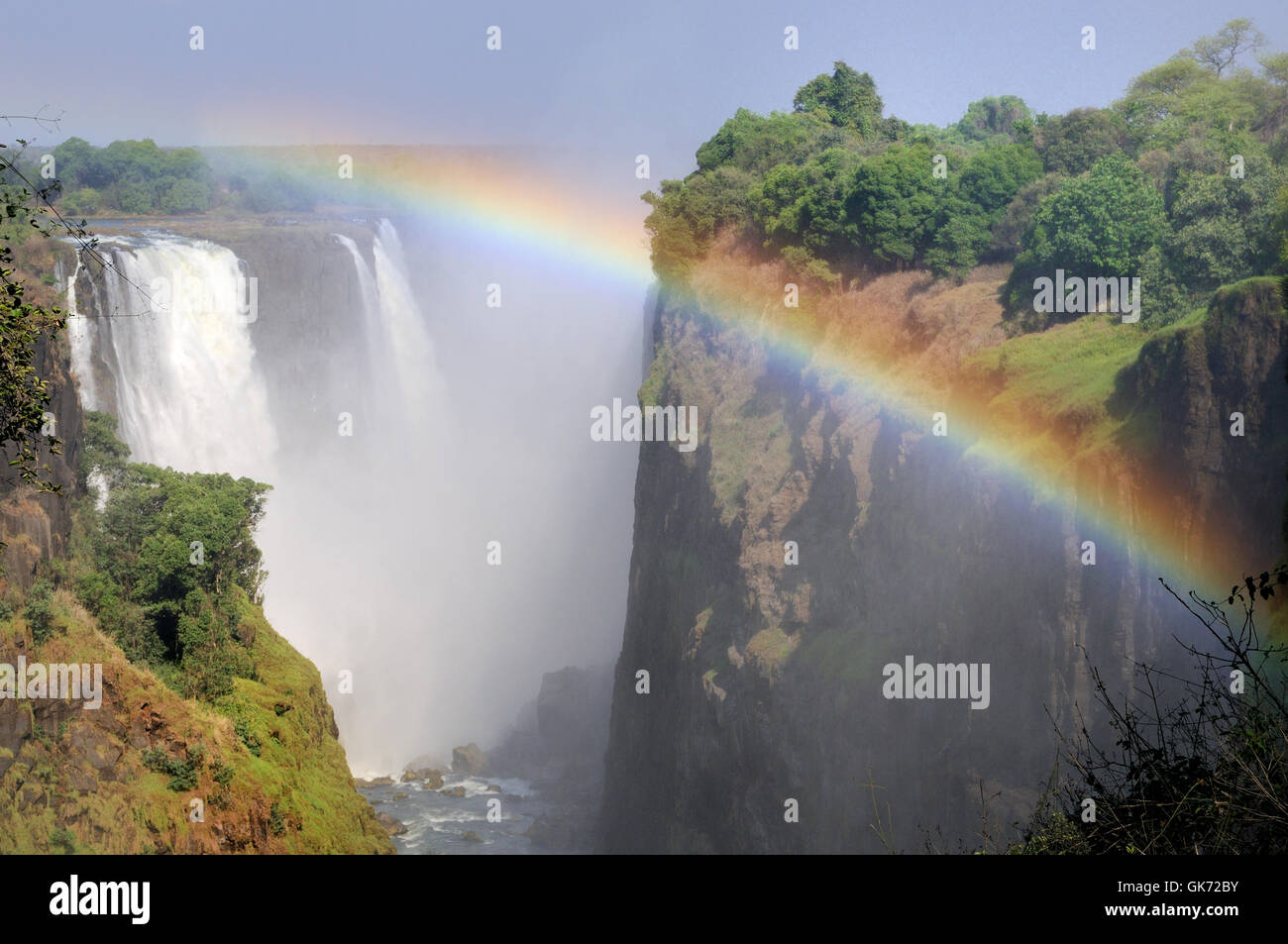 virgin forest rainbow ravine Stock Photo - Alamy