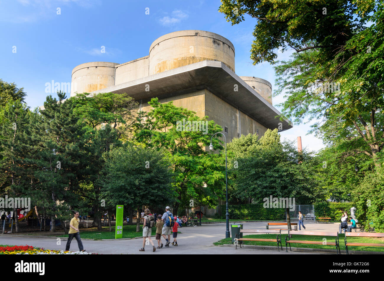Anti aircraft tower in arenbergpark combat tower hi-res stock ...