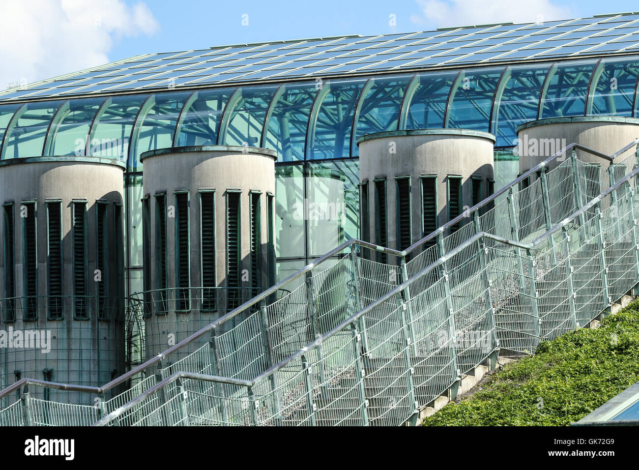 Roof of the Warsaw University Library Stock Photo - Alamy