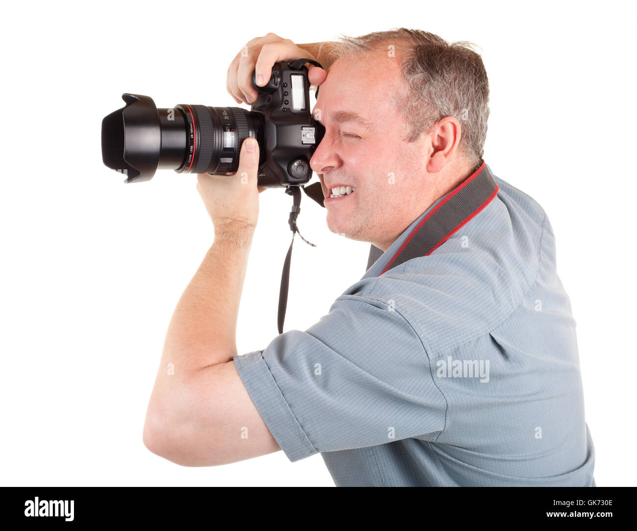 Camera posture side Cut Out Stock Images & Pictures - Alamy
