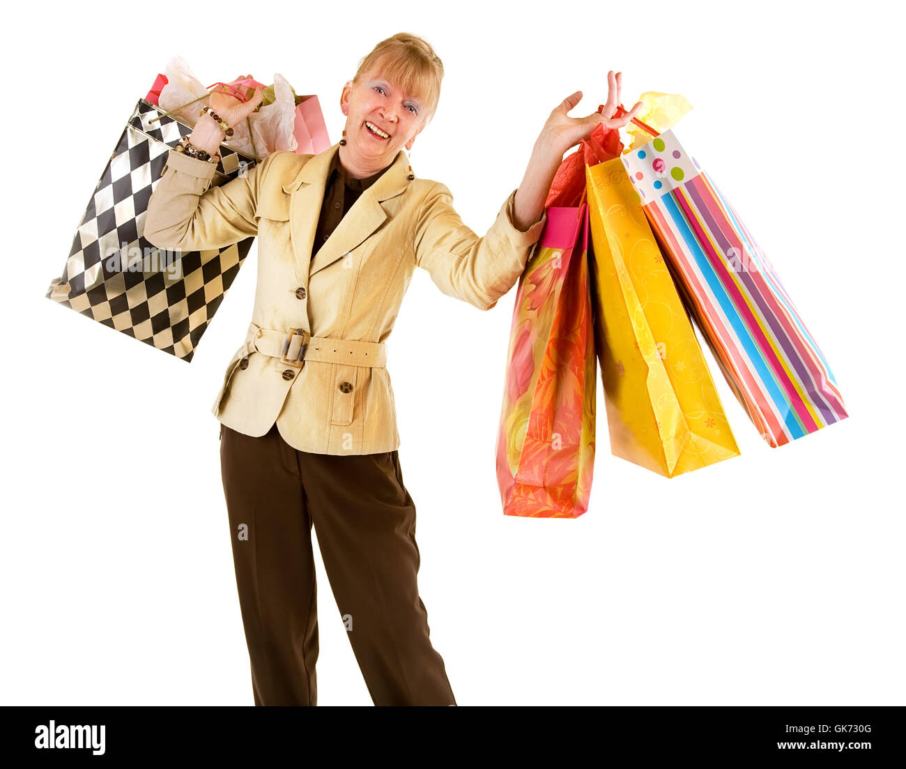 woman shopping bags Stock Photo - Alamy