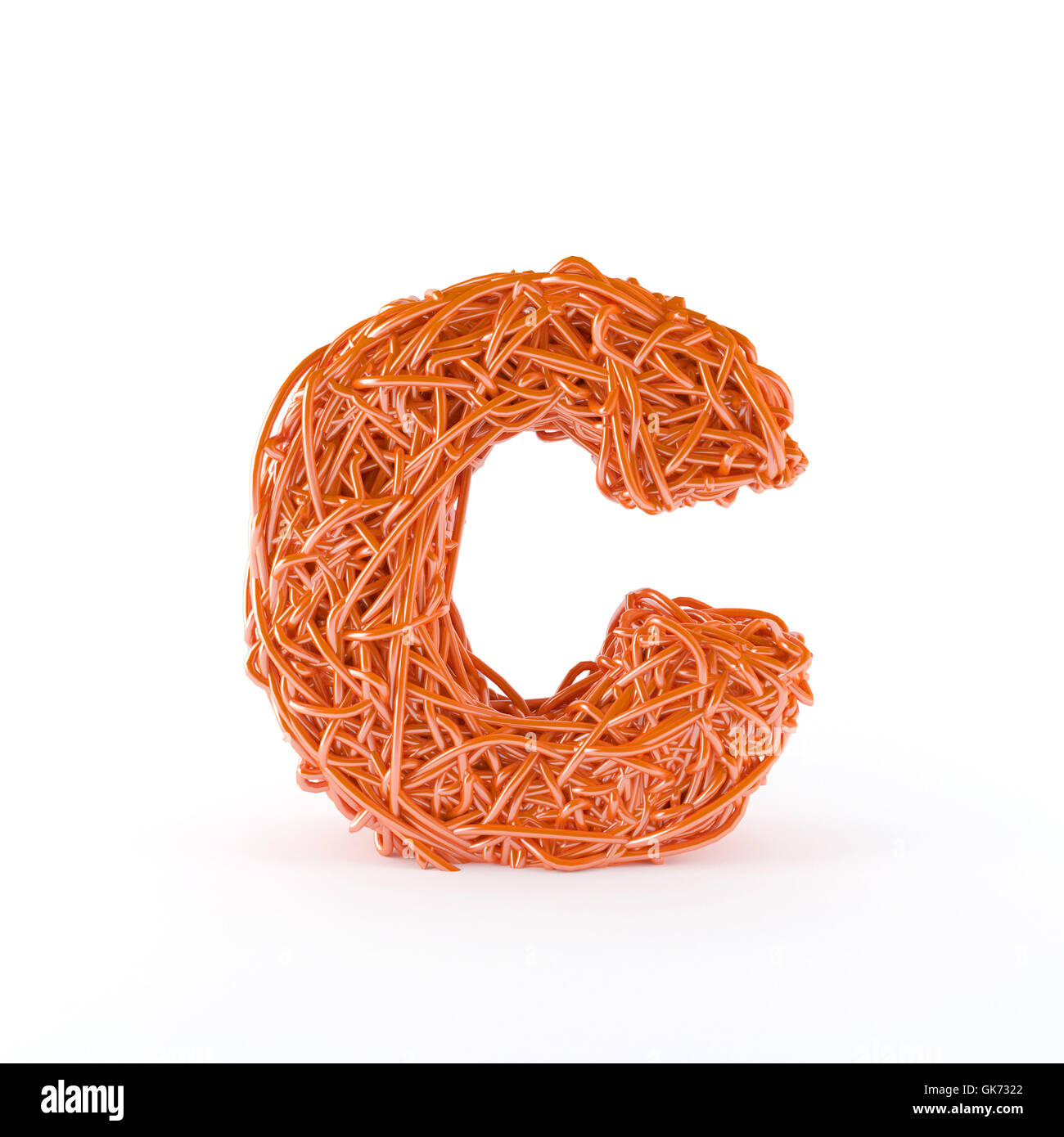 illustration wire letter Stock Photo - Alamy