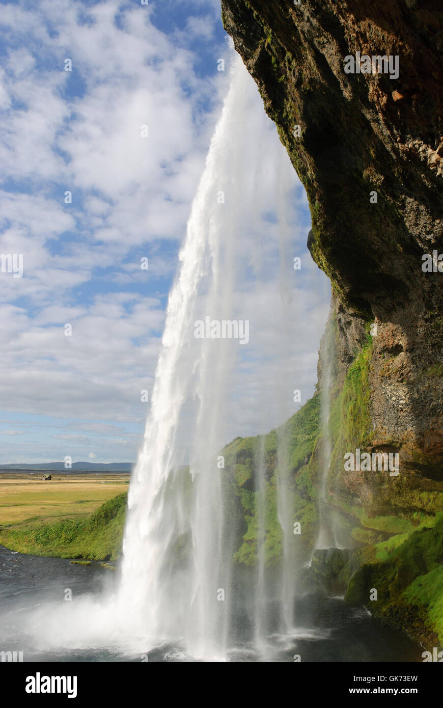 arctic waterfall spring Stock Photo - Alamy