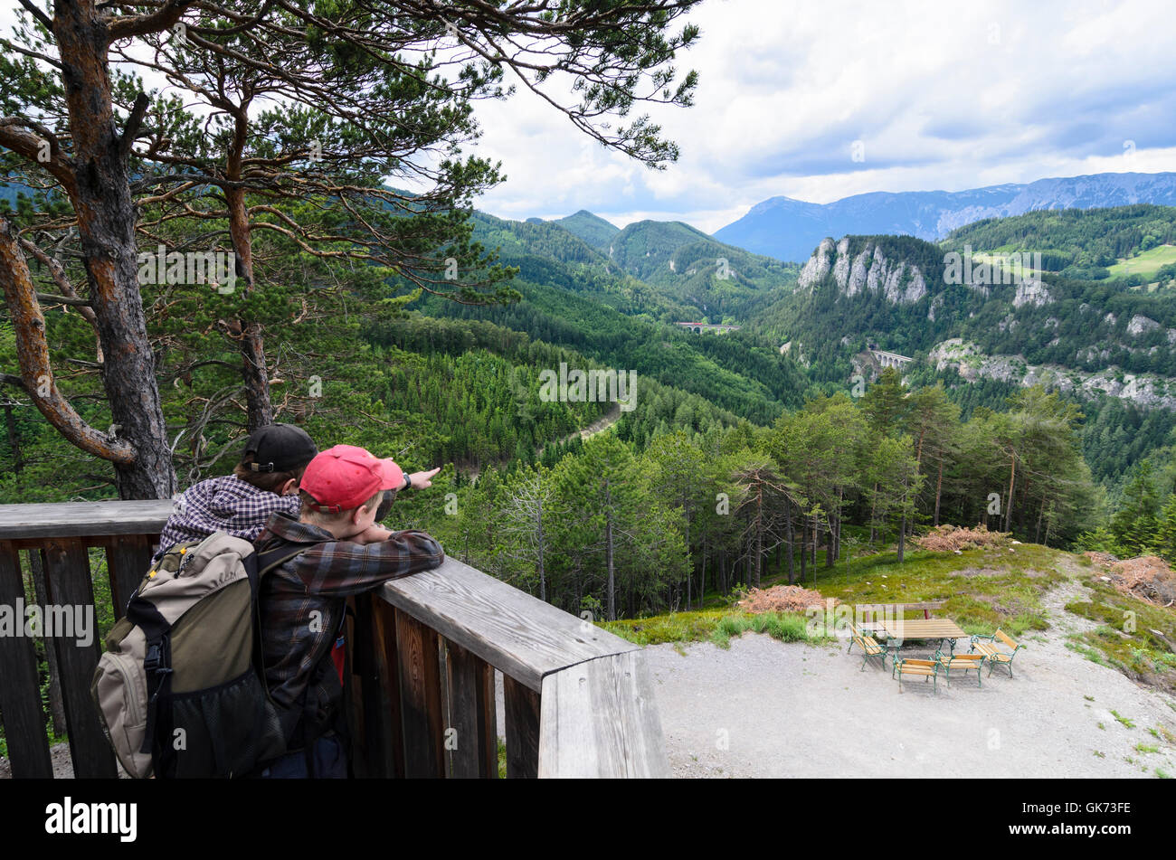 Semmering: View from 20 shilling views of the Semmering Railway with ...