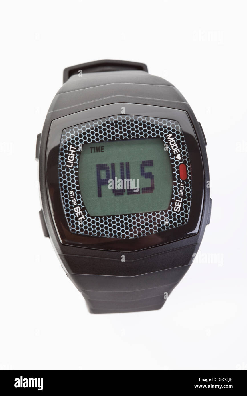 heart rate measurement clock Stock Photo - Alamy