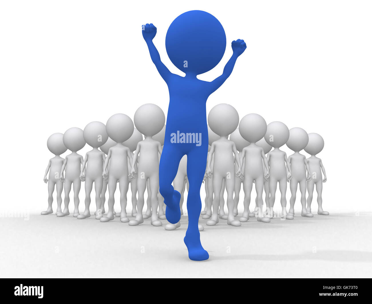 blue humans human beings Stock Photo - Alamy
