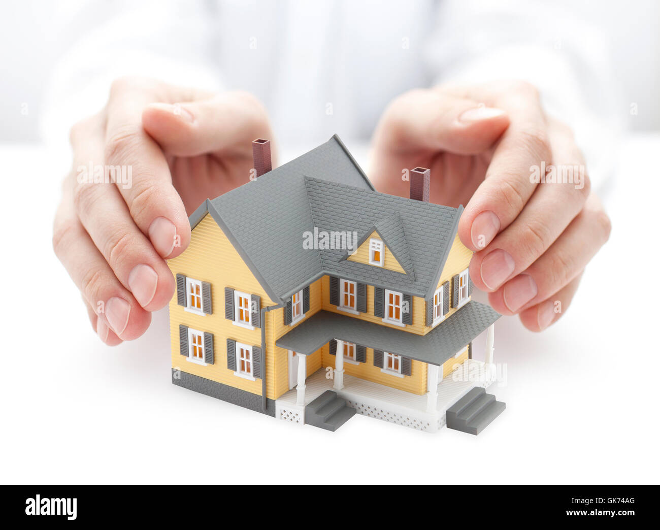 house building hand Stock Photo - Alamy