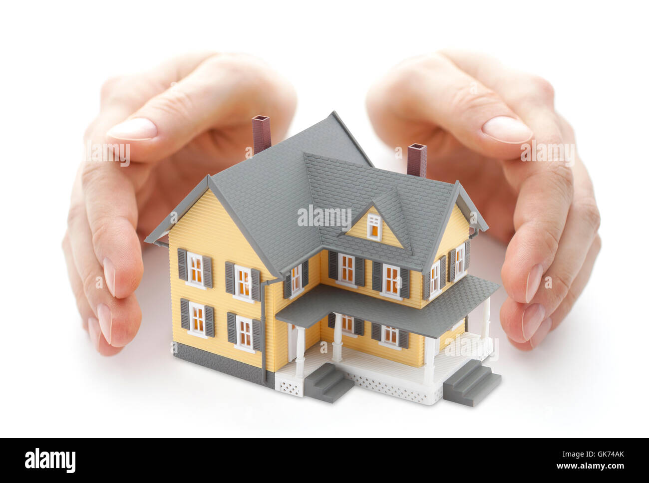 house building hand Stock Photo - Alamy