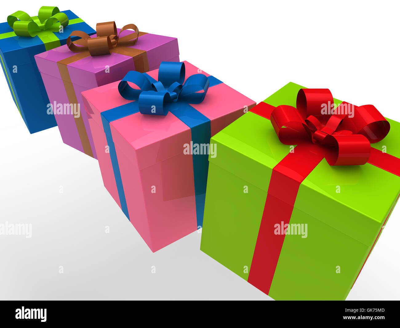 blue present greeting Stock Photo - Alamy