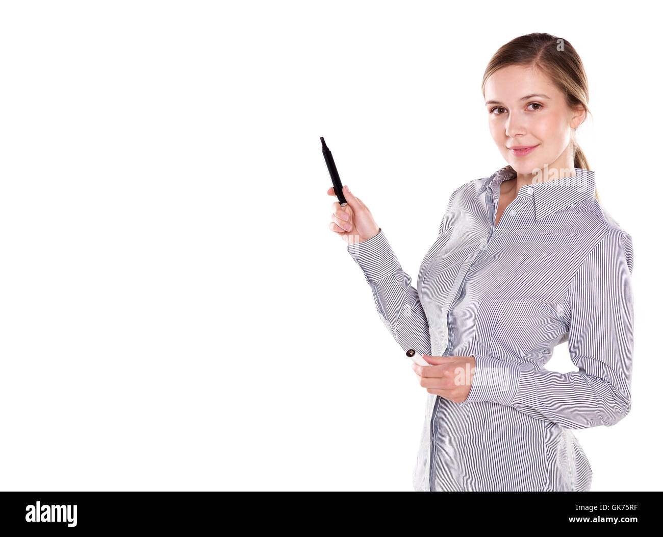 Woman show Cut Out Stock Images & Pictures - Alamy
