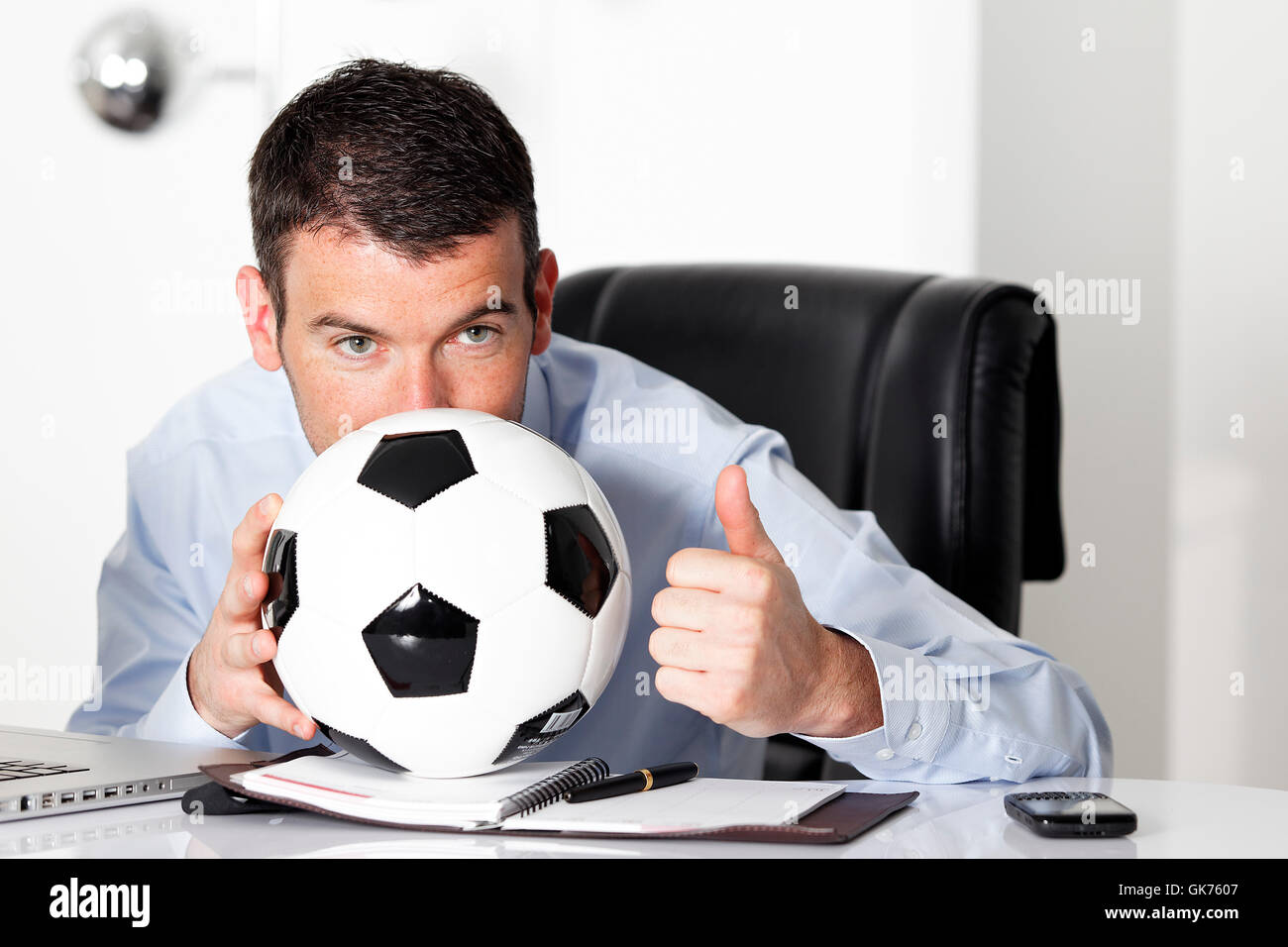 Sport football manager captain smiling hi-res stock photography and ...