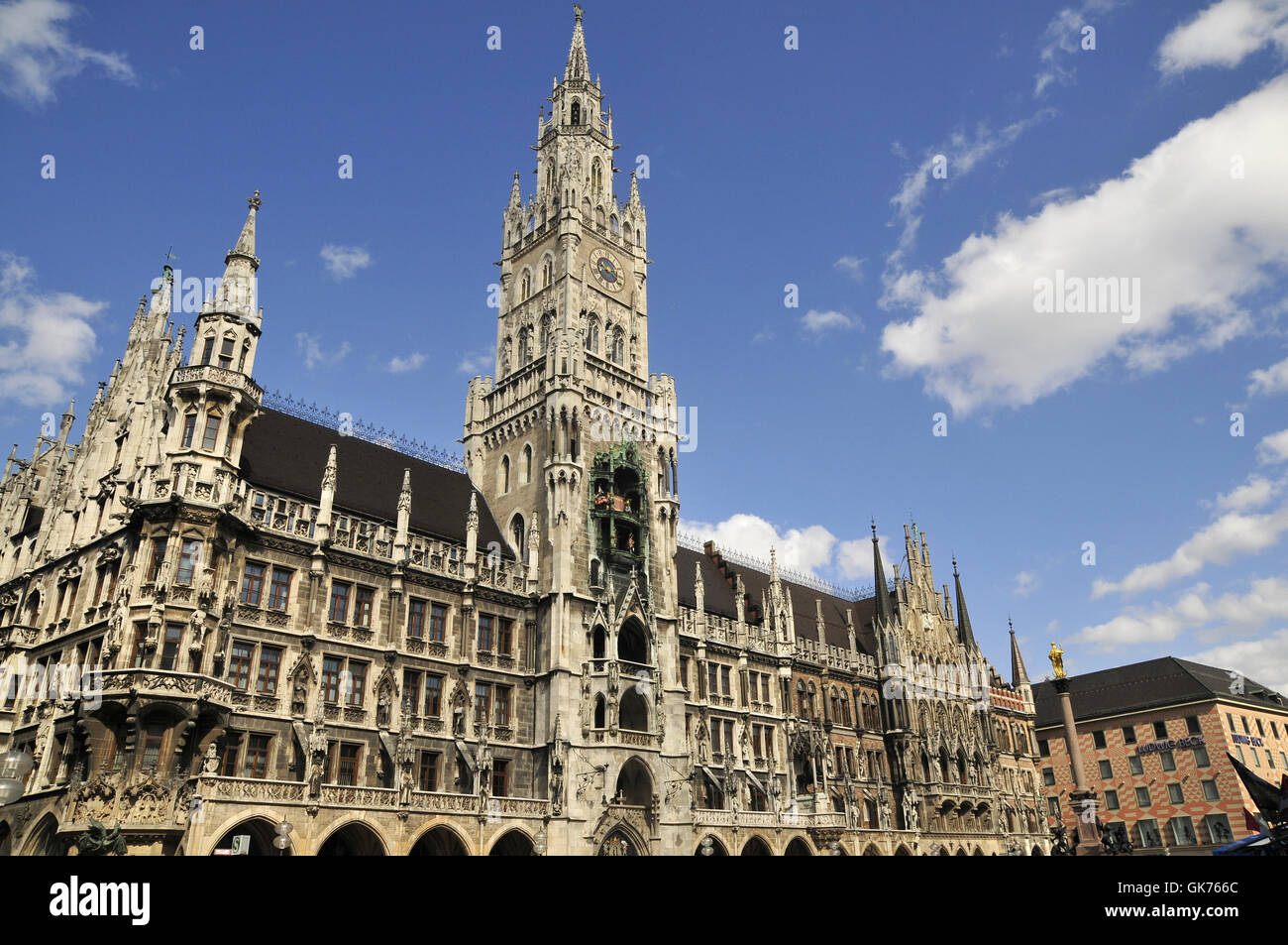 new town hall in munich Stock Photo - Alamy