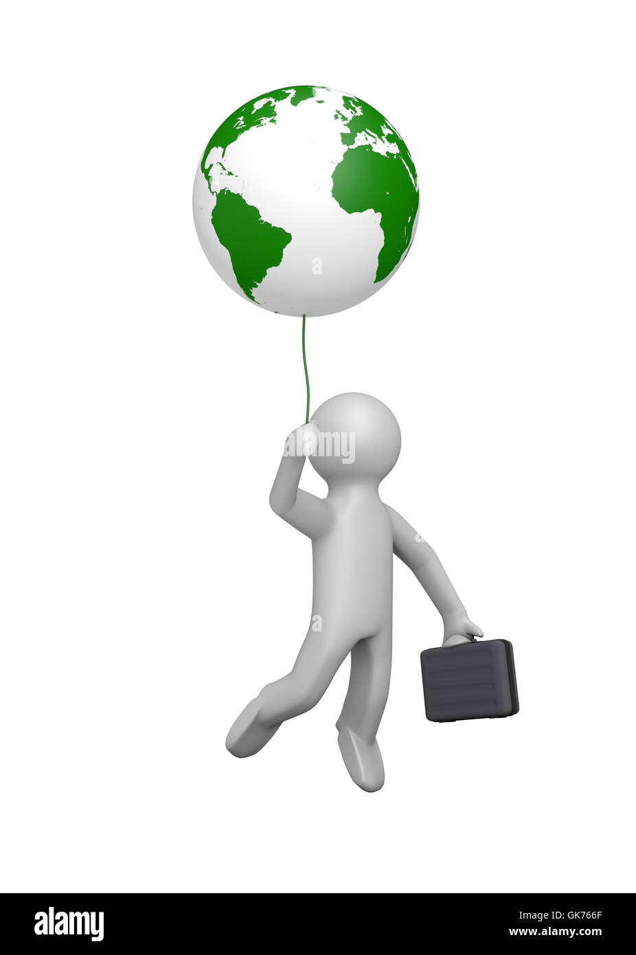 isolated person balloon Stock Photo - Alamy