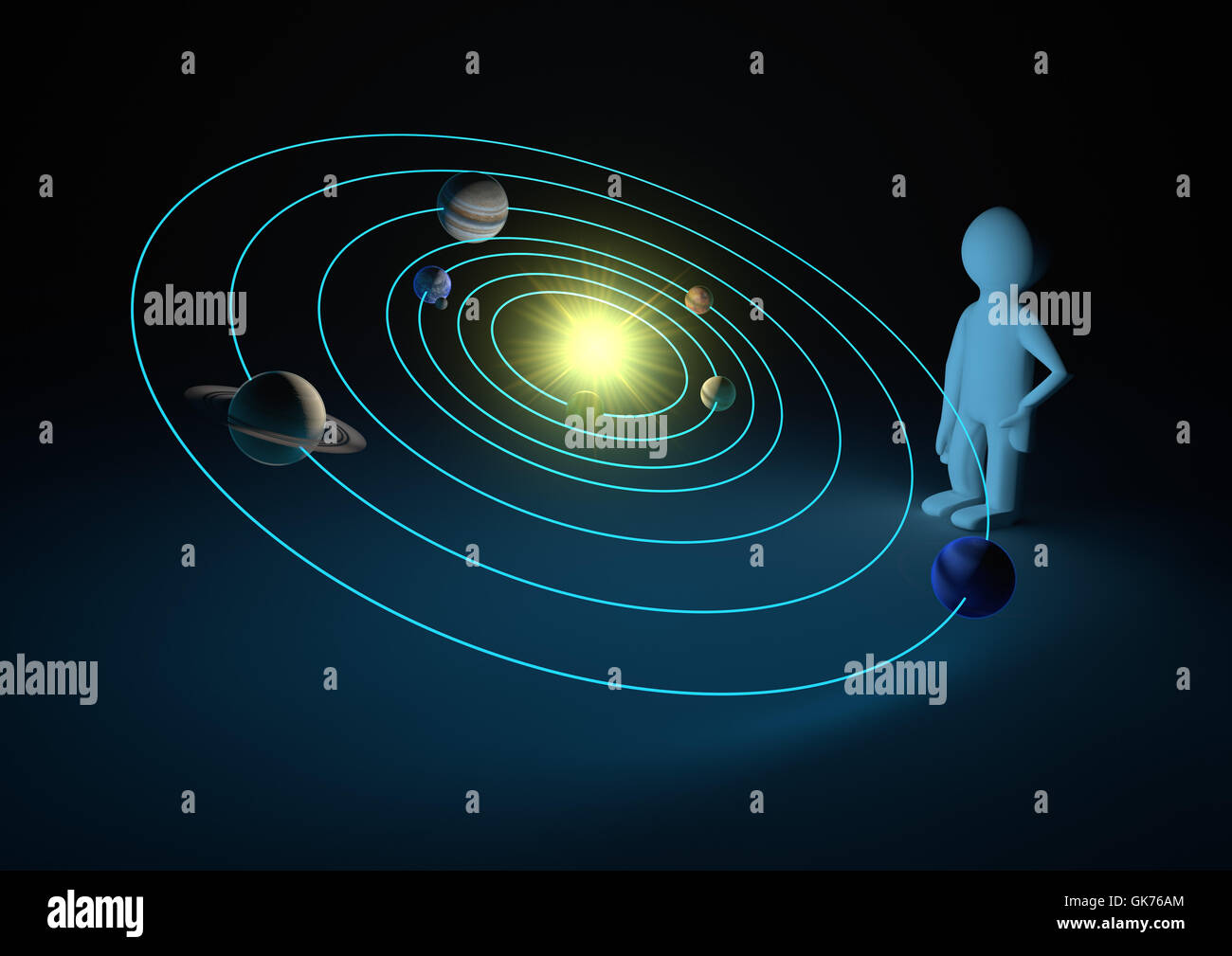 space person solar Stock Photo - Alamy