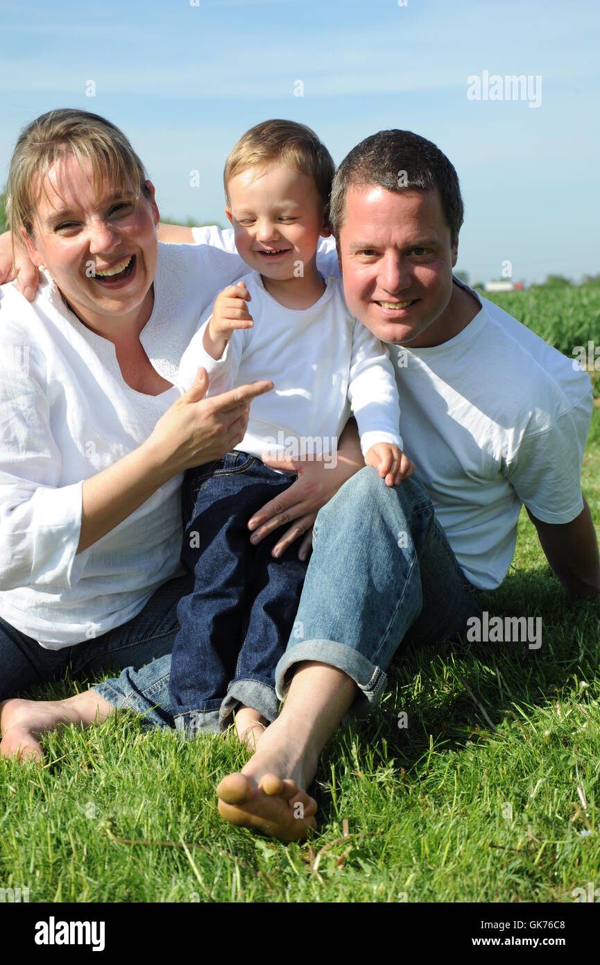 Nice family together parents hi-res stock photography and images - Alamy