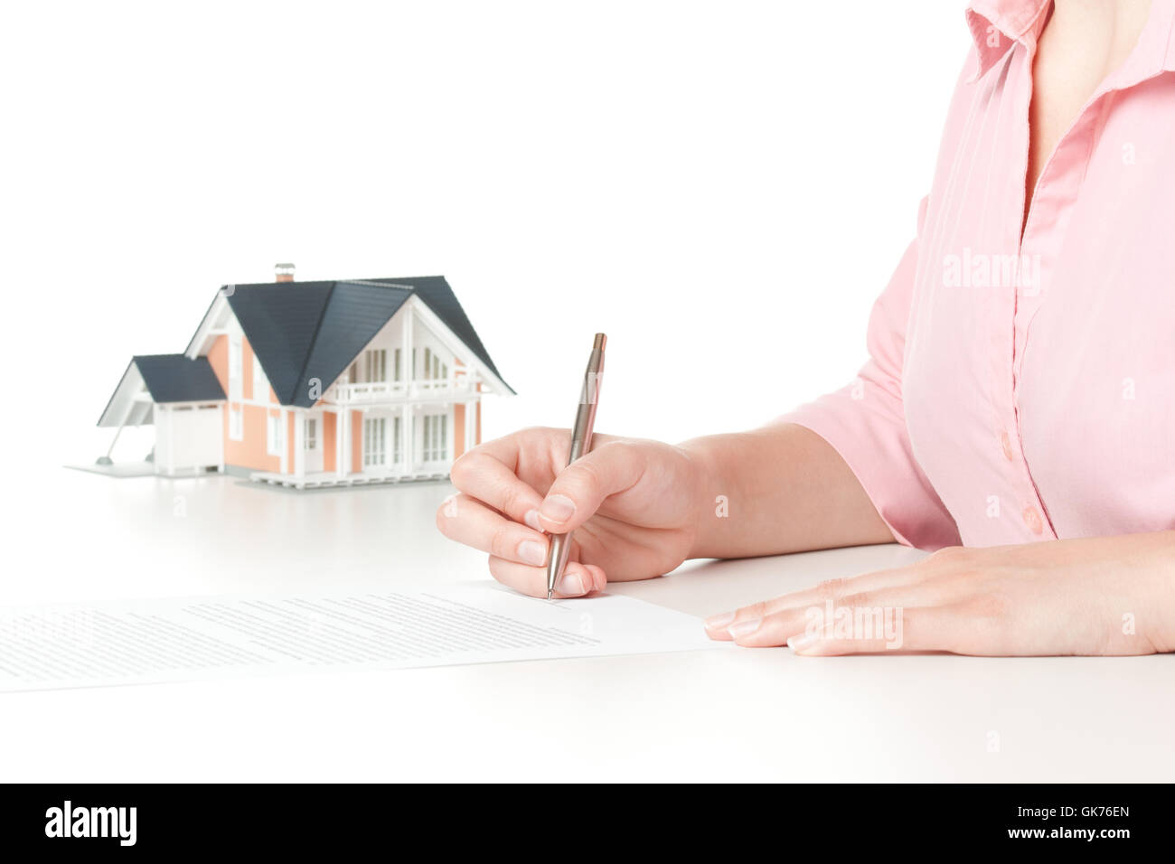 house building hand Stock Photo - Alamy