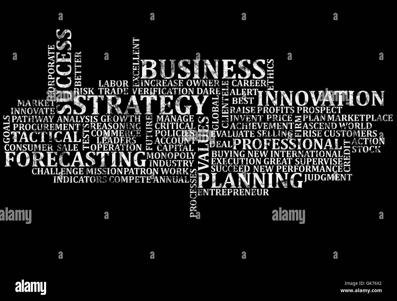 Business planning strategy concept Black and White Stock Photos ...