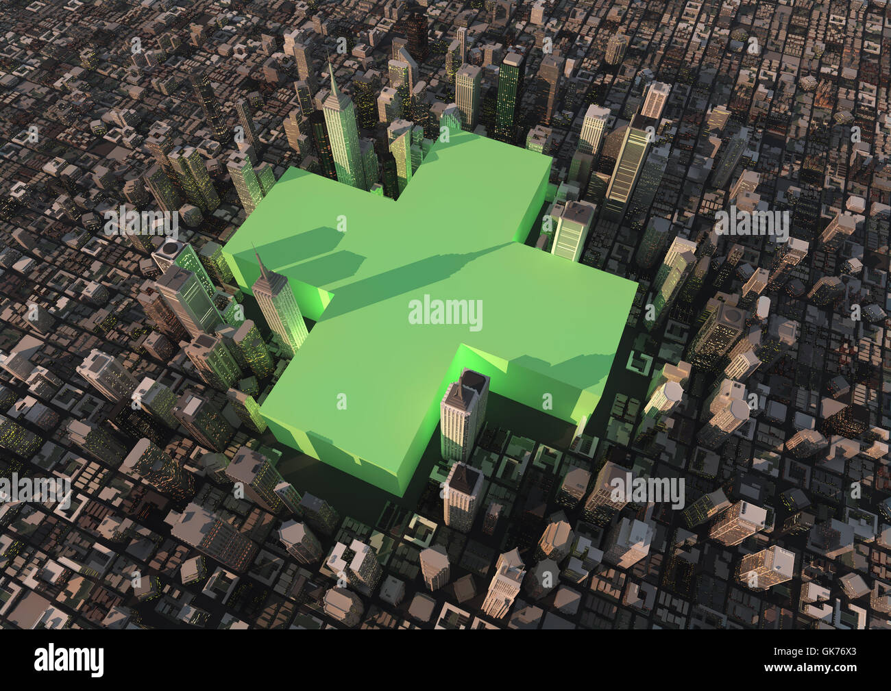 health city town Stock Photo - Alamy