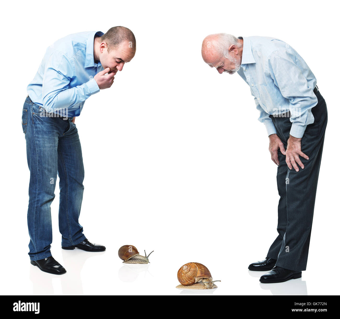 look glancing see Stock Photo - Alamy