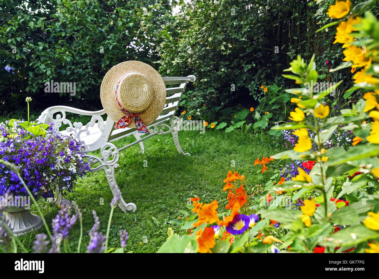 garden summer summerly Stock Photo - Alamy