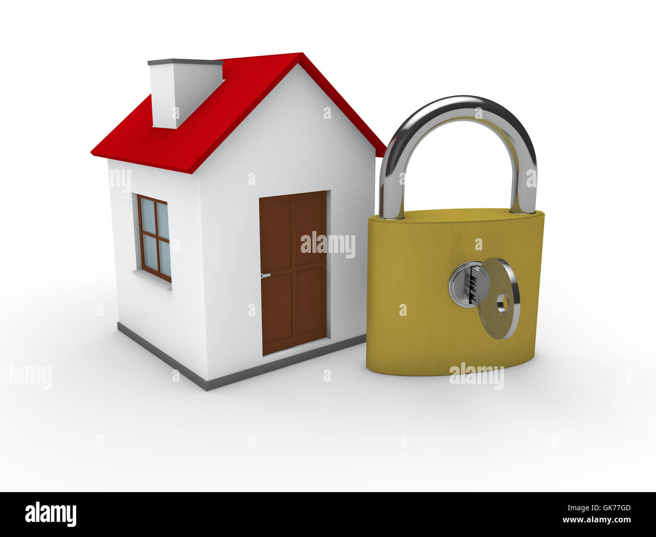 lock private house Stock Photo - Alamy