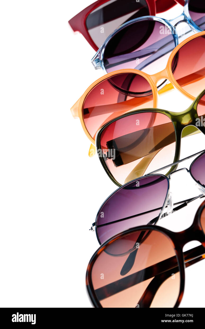 Lots of different sunglasses hi-res stock photography and images - Alamy