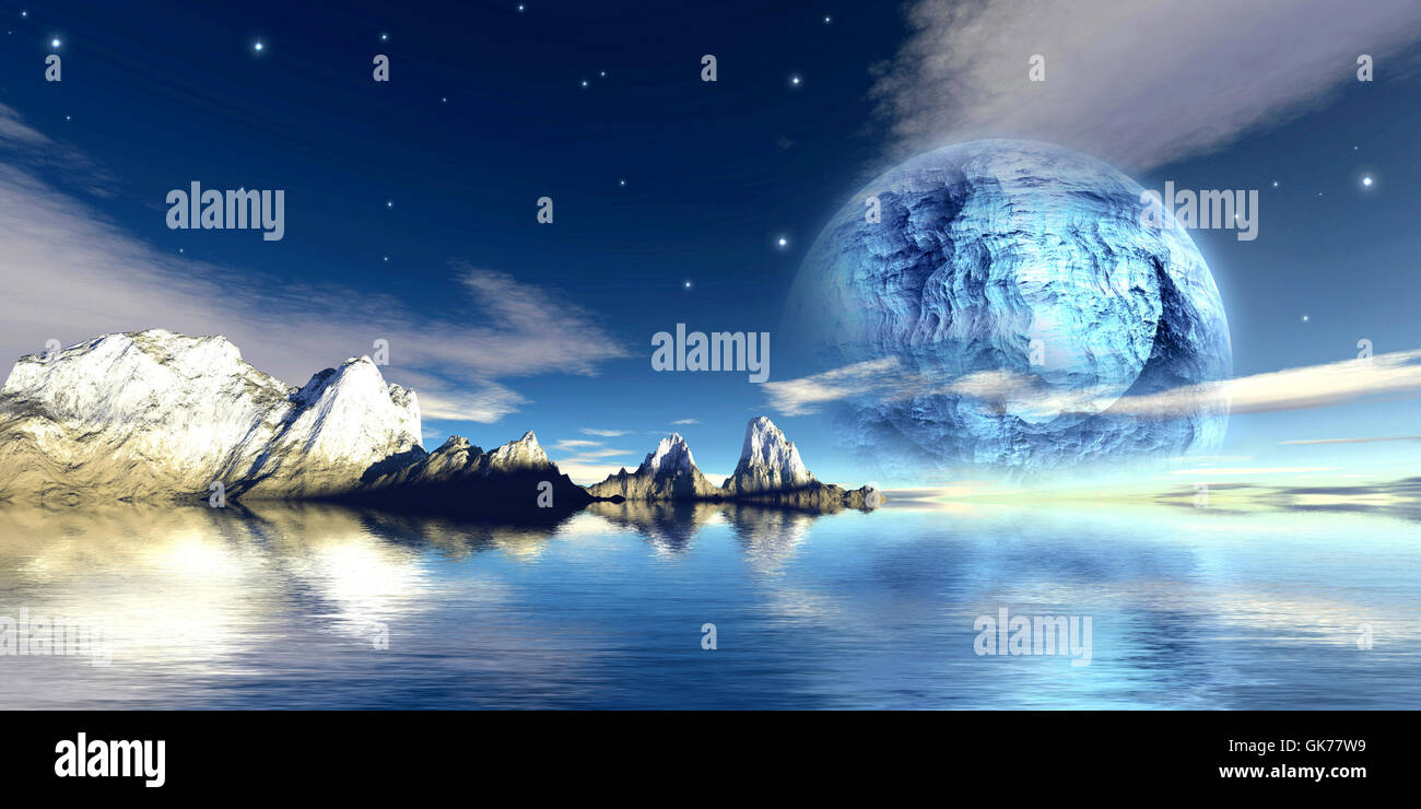 horizon space universe Stock Photo - Alamy