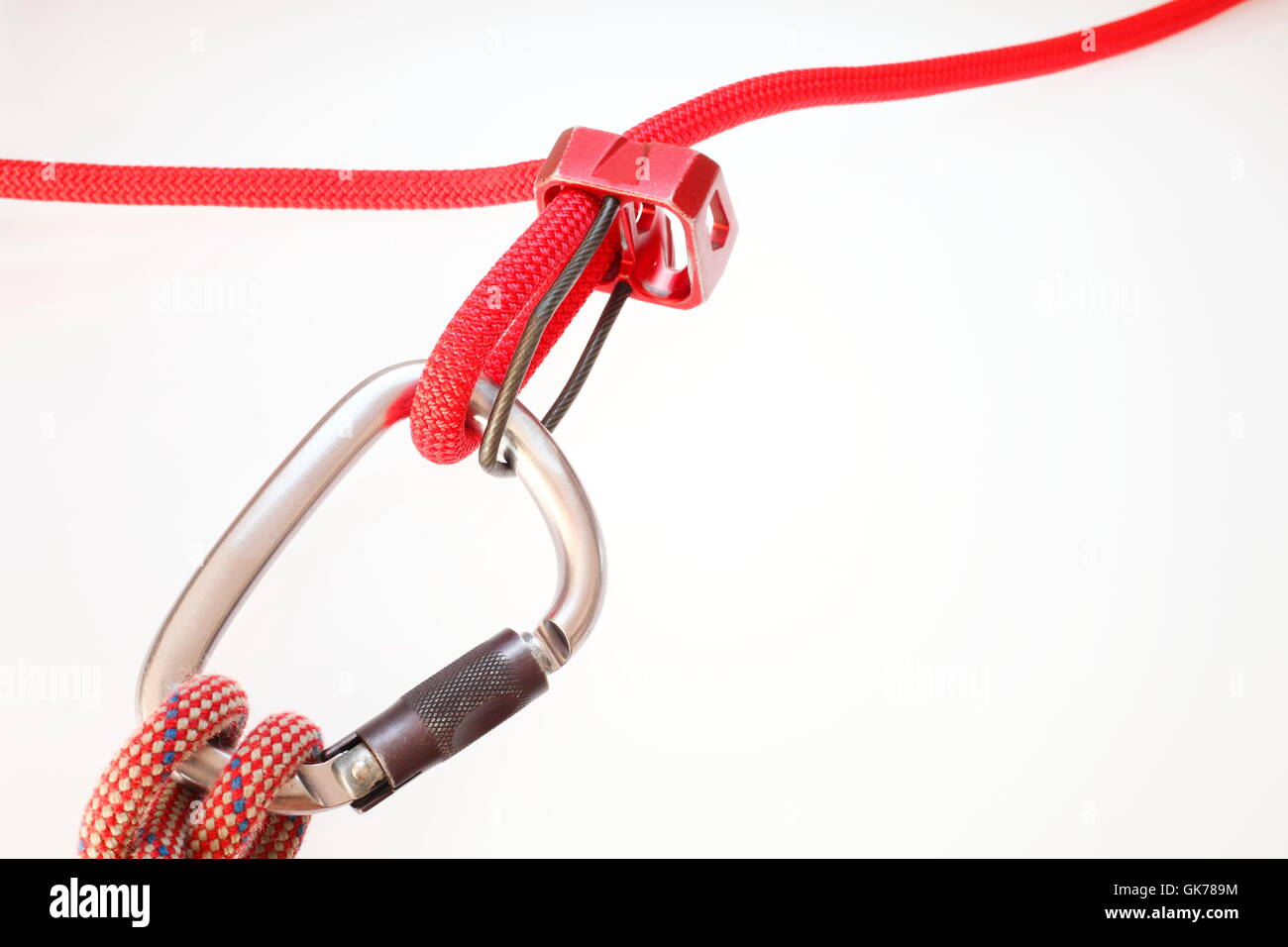 Self belay hi-res stock photography and images - Alamy