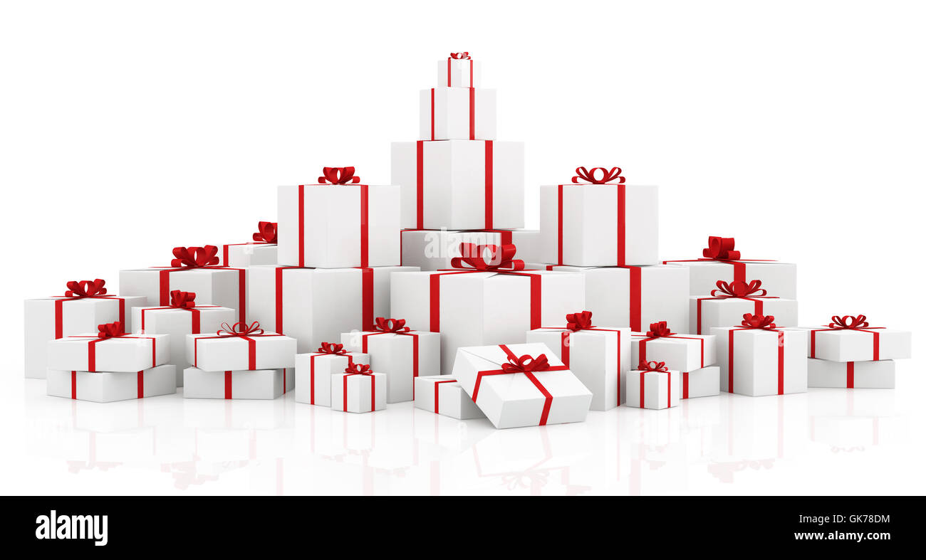 present gift decoration Stock Photo - Alamy